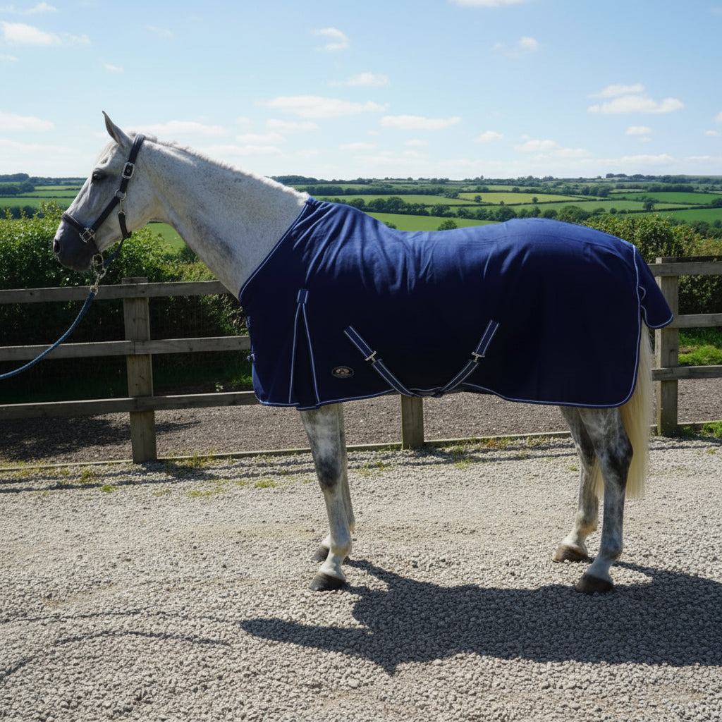 Polar Fleece With Tail Flap And Shoulder Gussets - Red/Navy – Ruggles ...